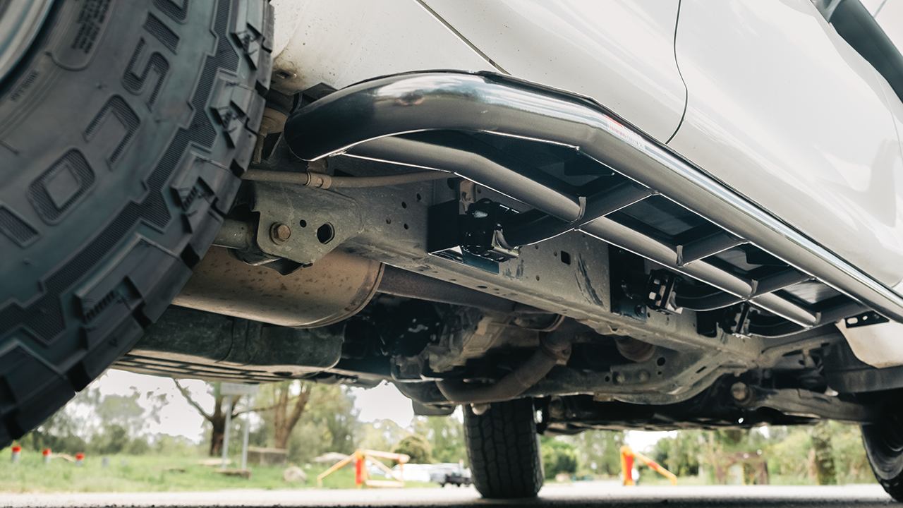 Prado Side Steps Upgrade - Side Protection