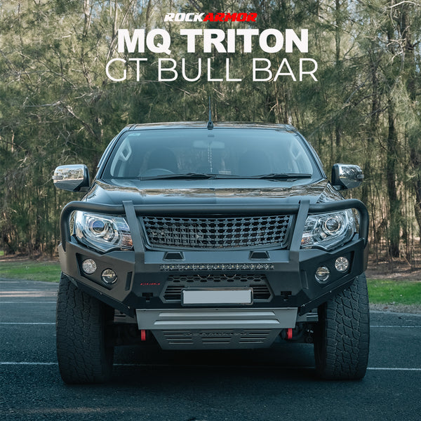 GT Bull bar to suit Mitsubishi Triton MQ Bar Replacement – Rockarmor