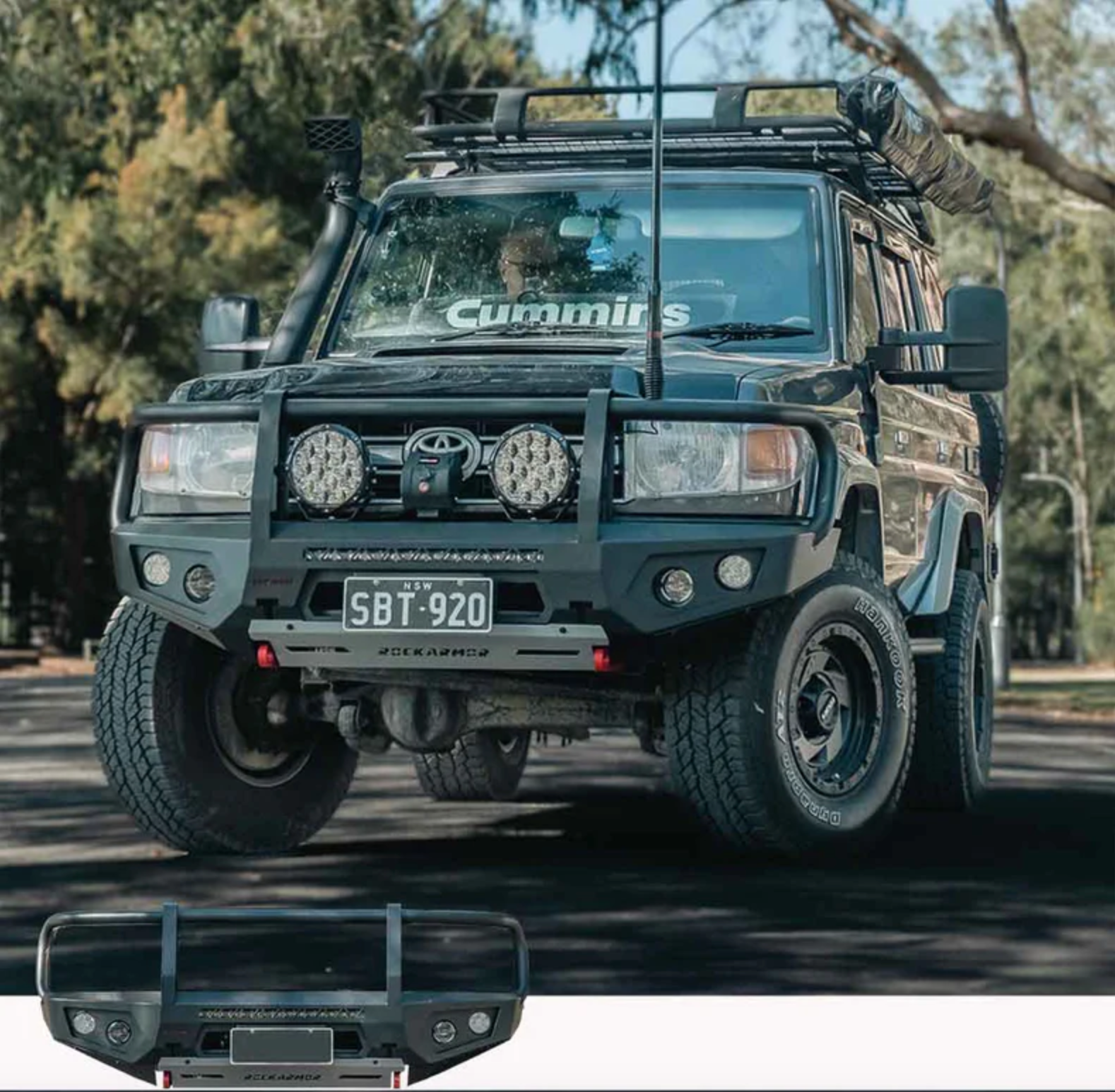 GT BULL BAR to suit Landcruiser 76/78/79/Troopy 2005+ Bar Replacement(