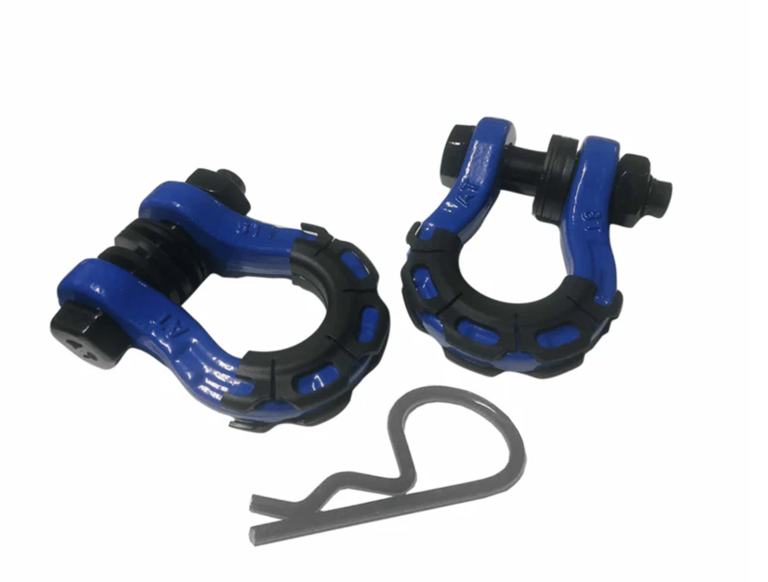 8T Steel shackle set - Blue