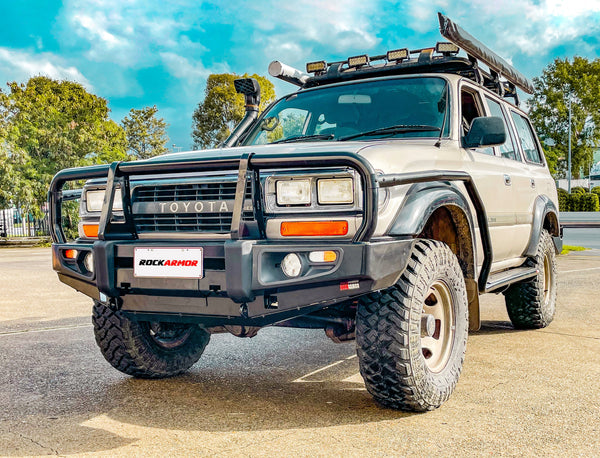 Premium Bull Bar to suit TOYOTA LANDCRUSIER FJ80 92-97 – Rockarmor
