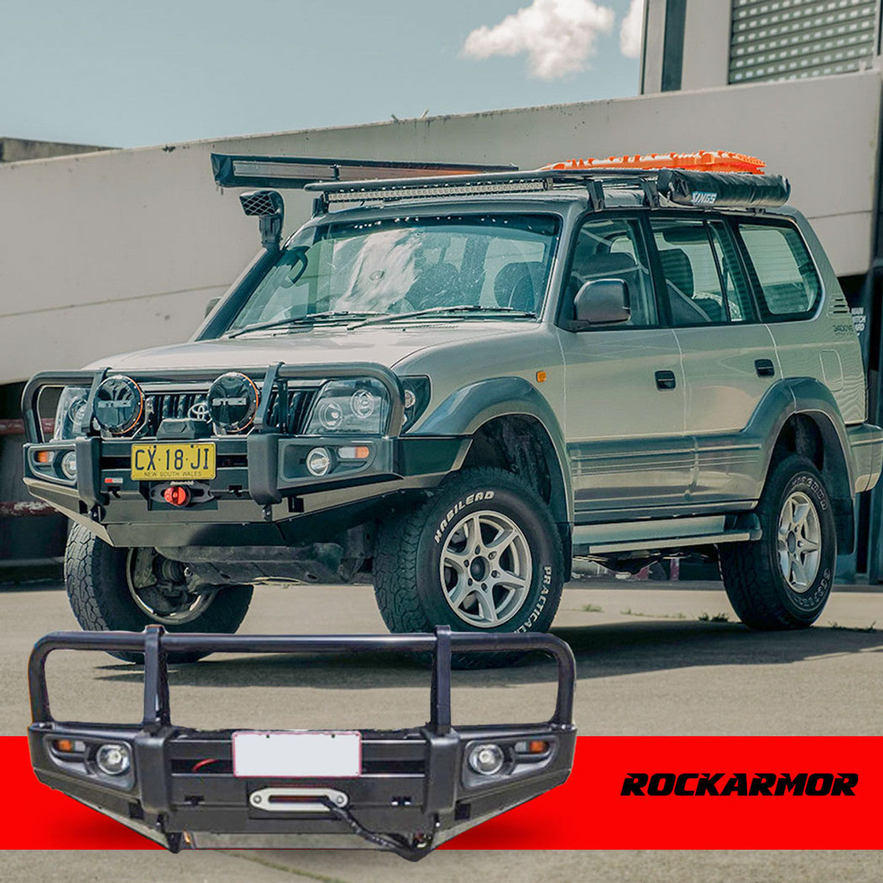 Premium Bull Bar to suit TOYOTA PRADO FJ90/95 97-03 Bar Replacement