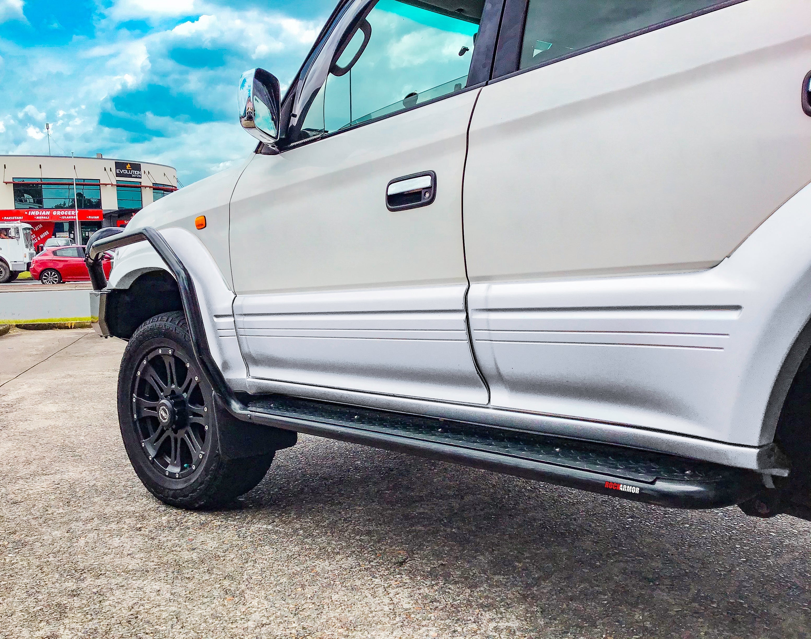 Rockslider side step to suit TOYOTA PRADO FJ90/95 series 1995-2003