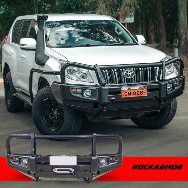 Premium Bull Bar to suit TOYOTA PRADO FJ150 10-2013 Bumper Cut – Rockarmor