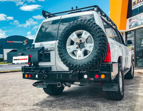 Rear Bar Spare Wheel Carrier – Rockarmor