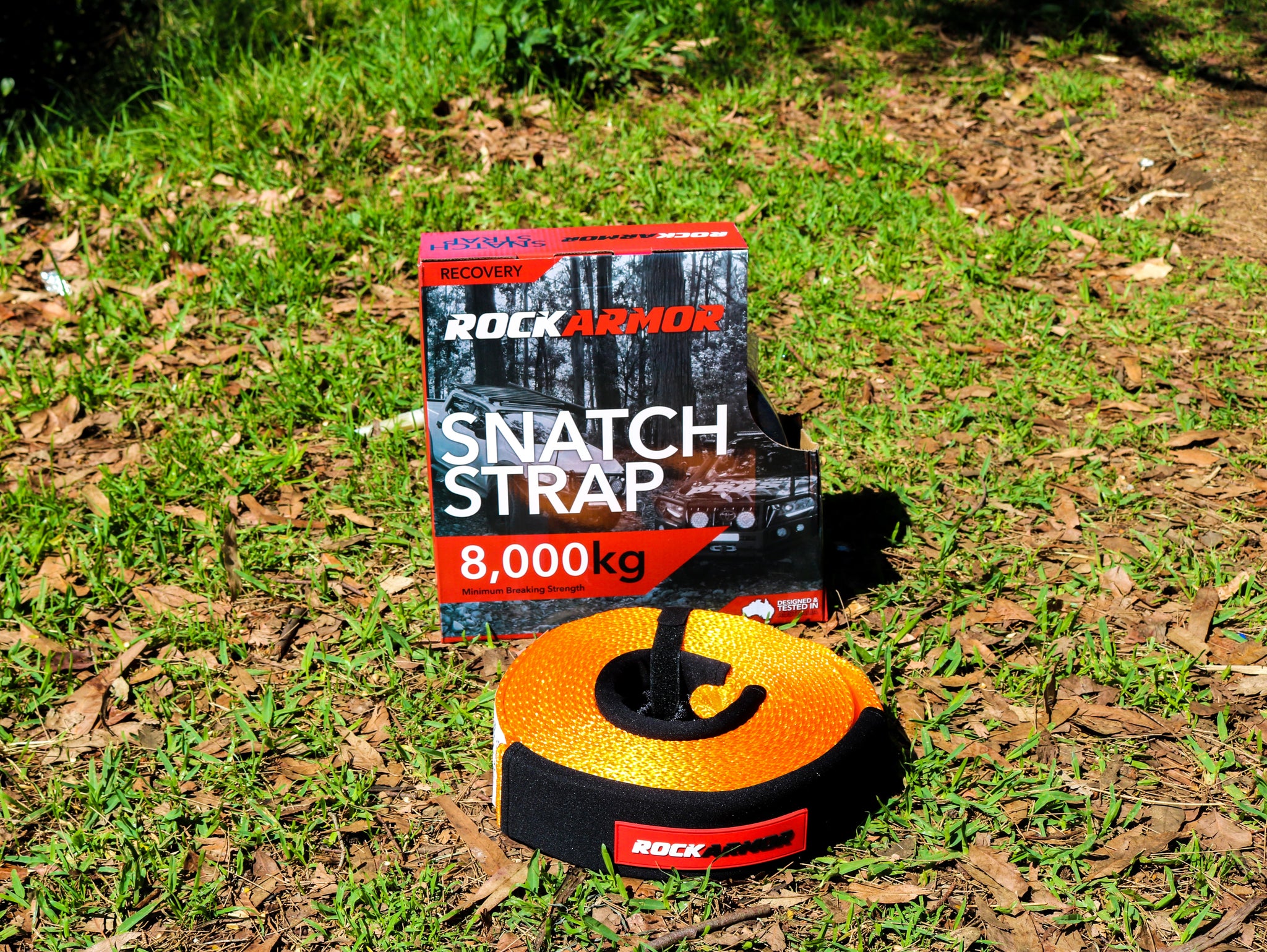 8000kg 9 Meter Recovery Snatch Strap Australia Rockarmor